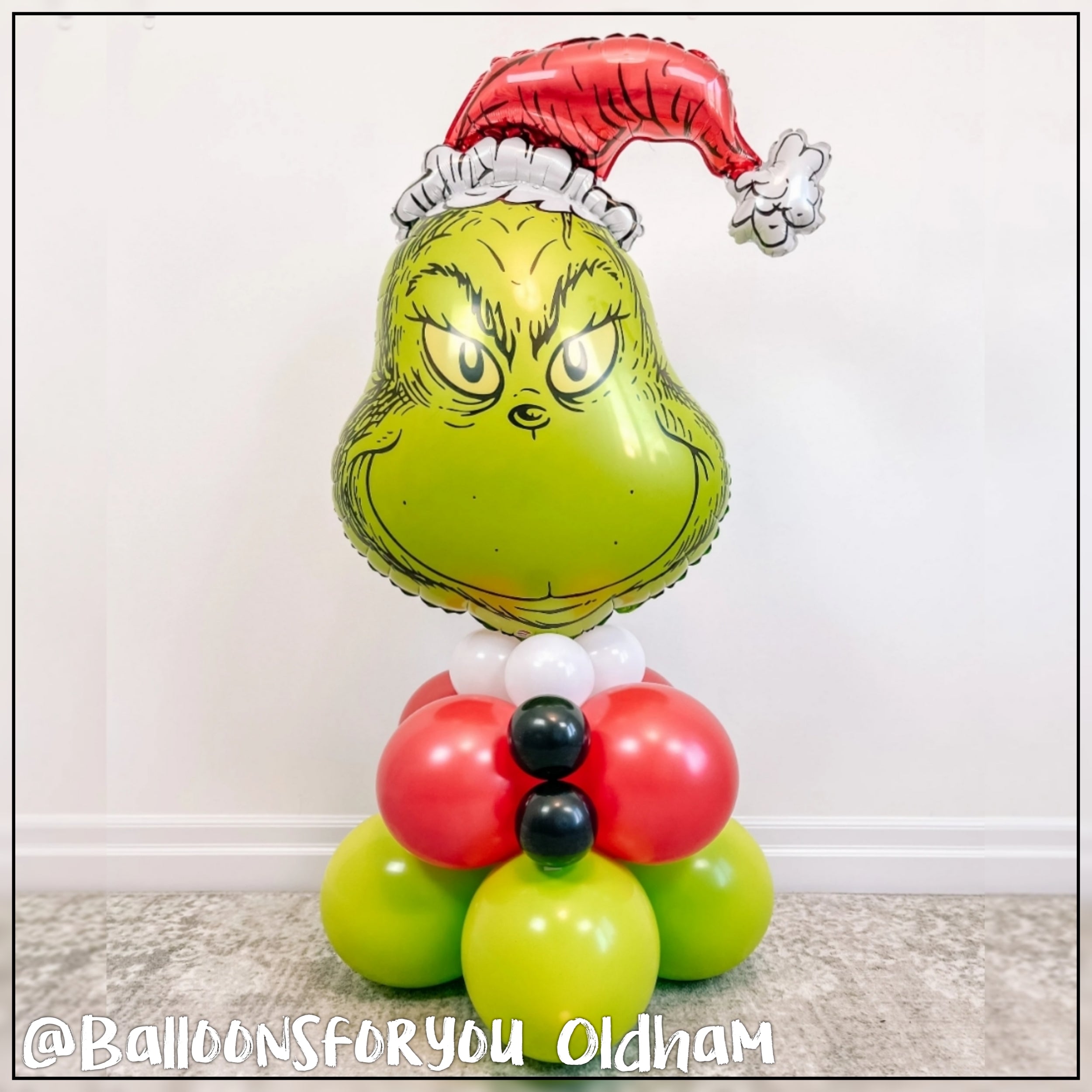 The Grinch Supershape Balloon Stack – BalloonsforyouUK™