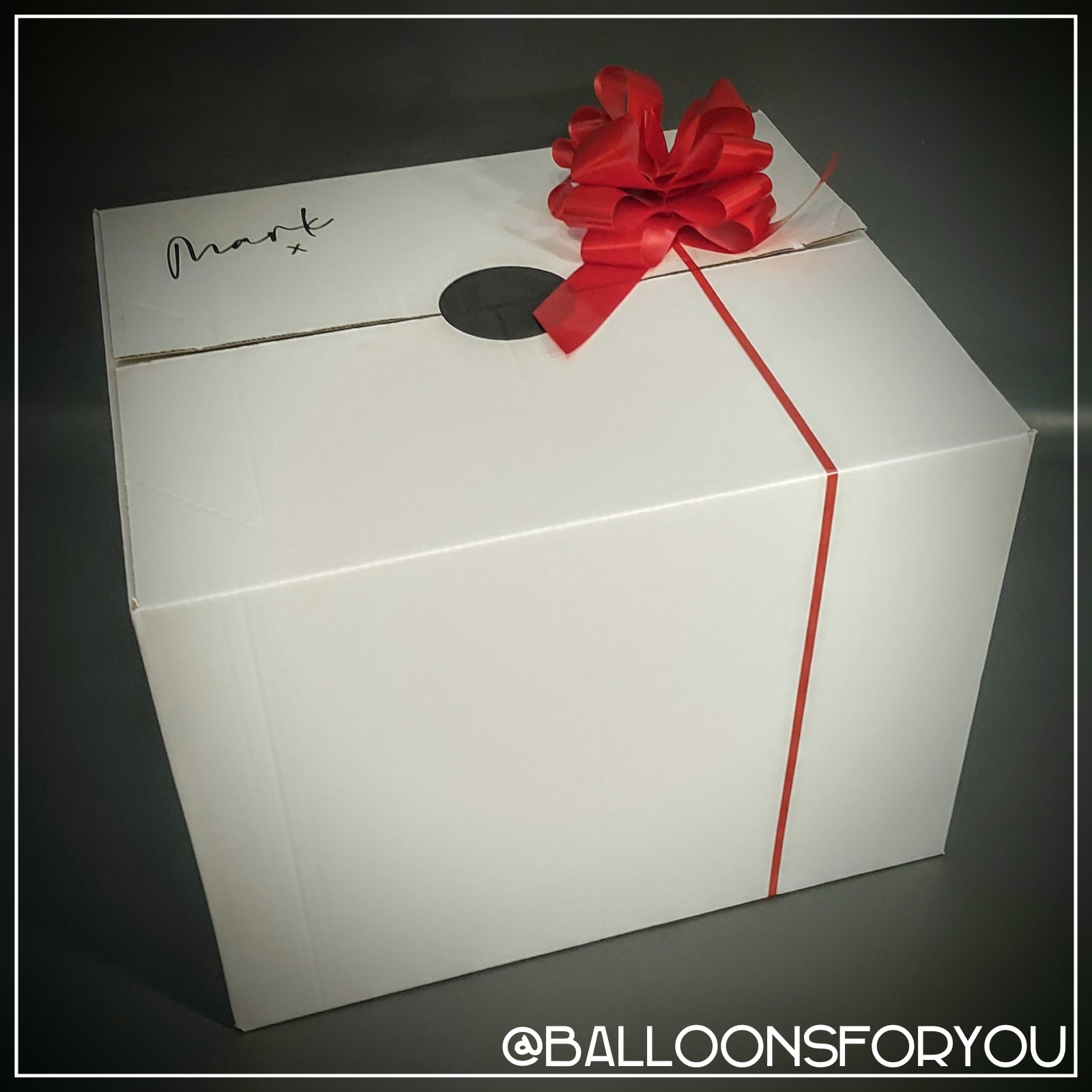 Large White Balloon Box – BalloonsforyouUK™