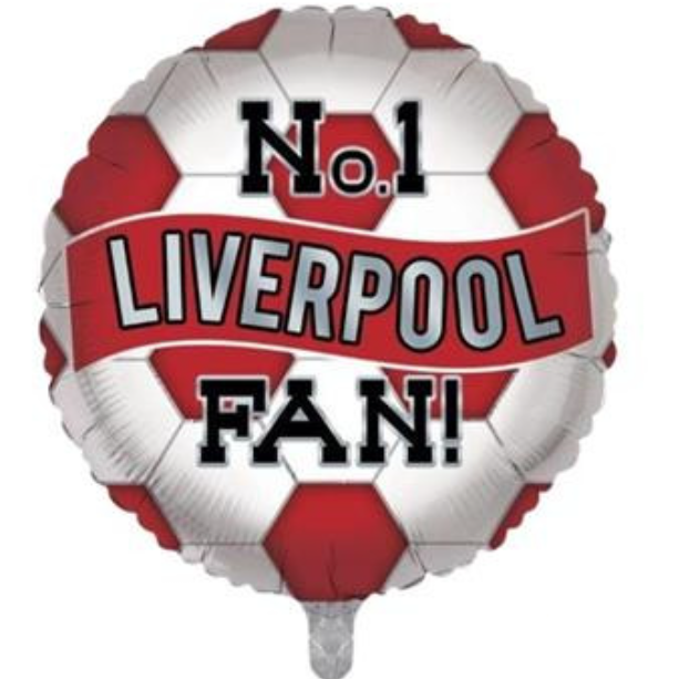Football Liverpool Foil Helium Balloon 18" – BalloonsforyouUK™