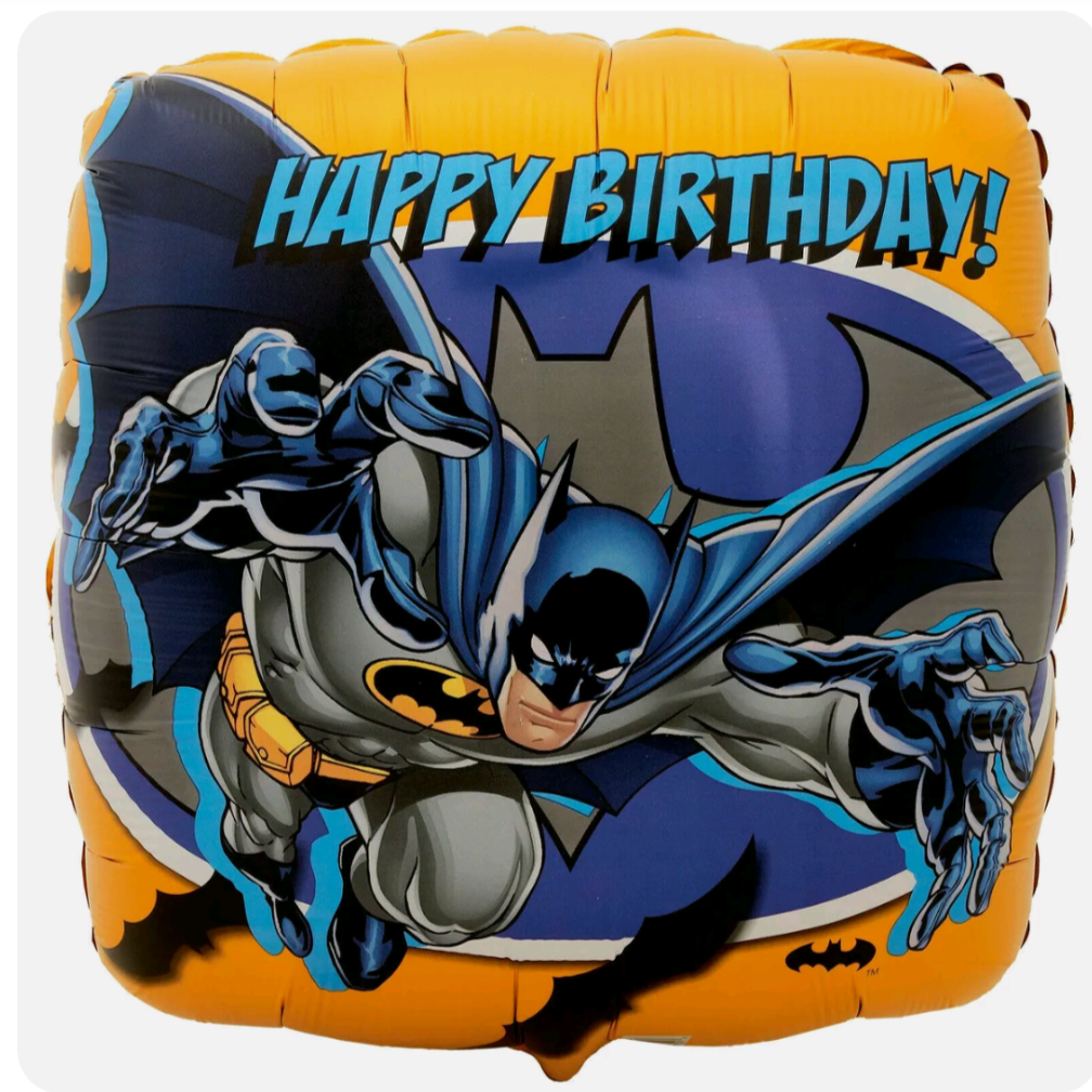 Batman HBD Square Foil Helium Balloon 18" – BalloonsforyouUK™