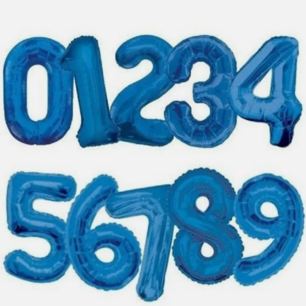 Giant Numbers - Blue – BalloonsforyouUK™
