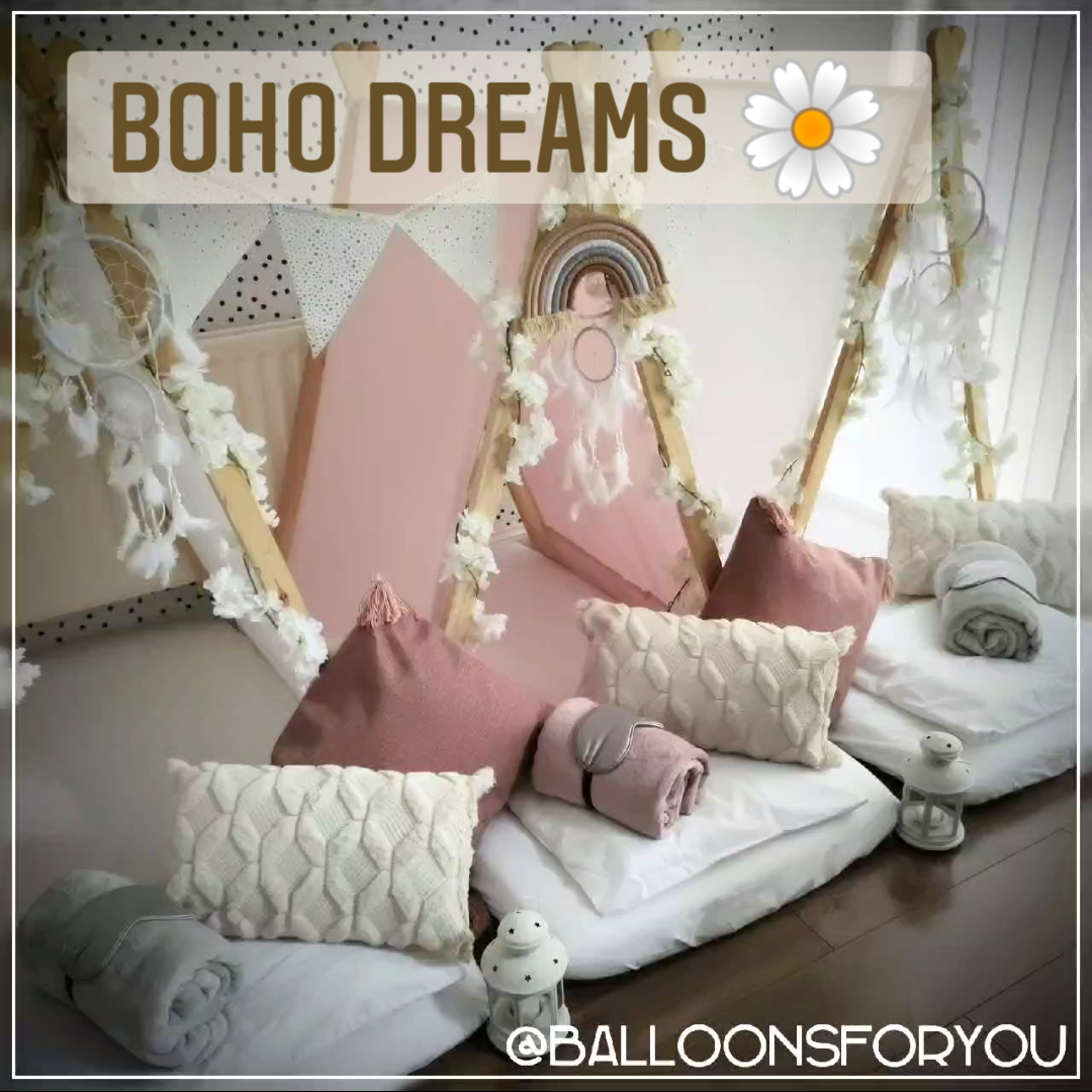 Teepee Hire: Boho Dreams 🌼 – BalloonsforyouUK™